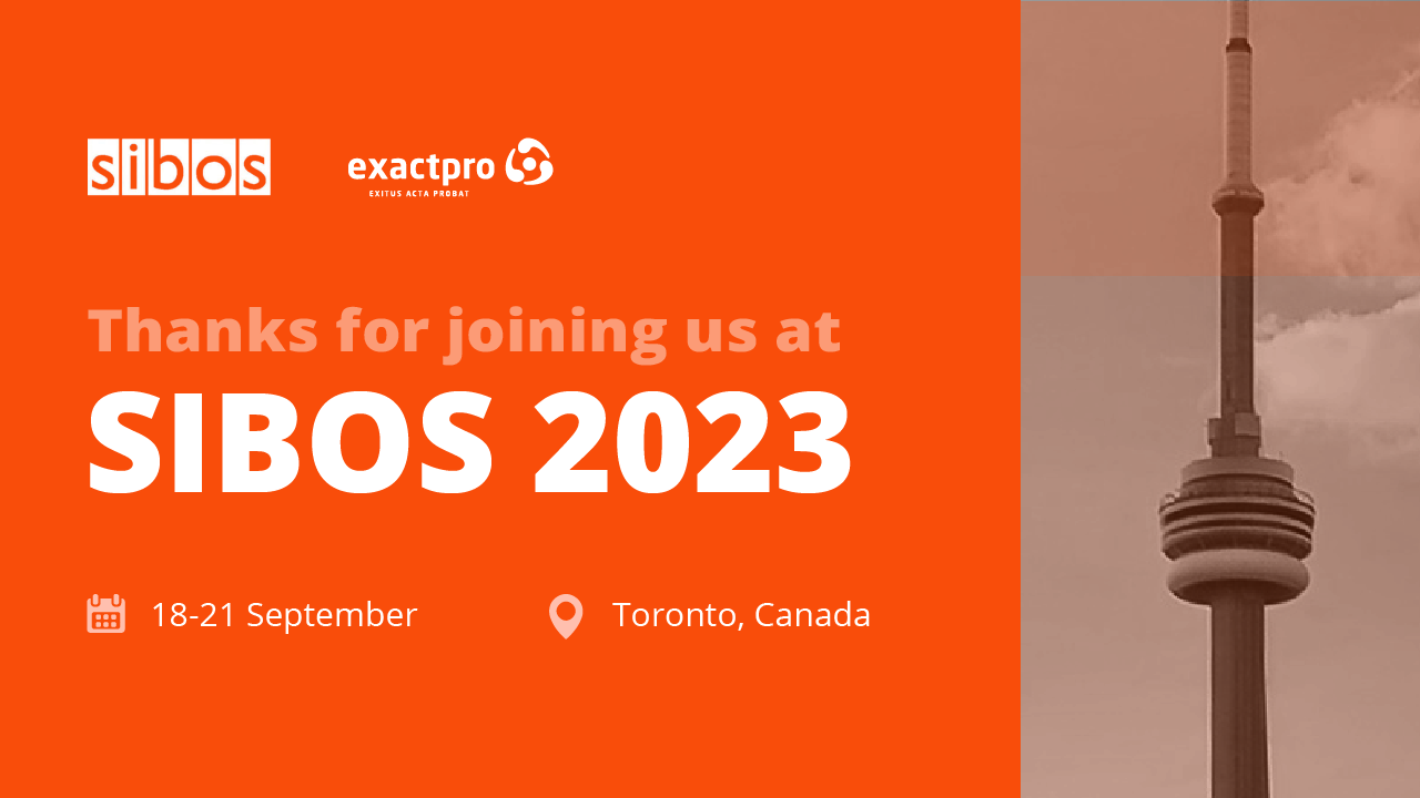 Exactpro at Sibos 2023 | EXACTPRO