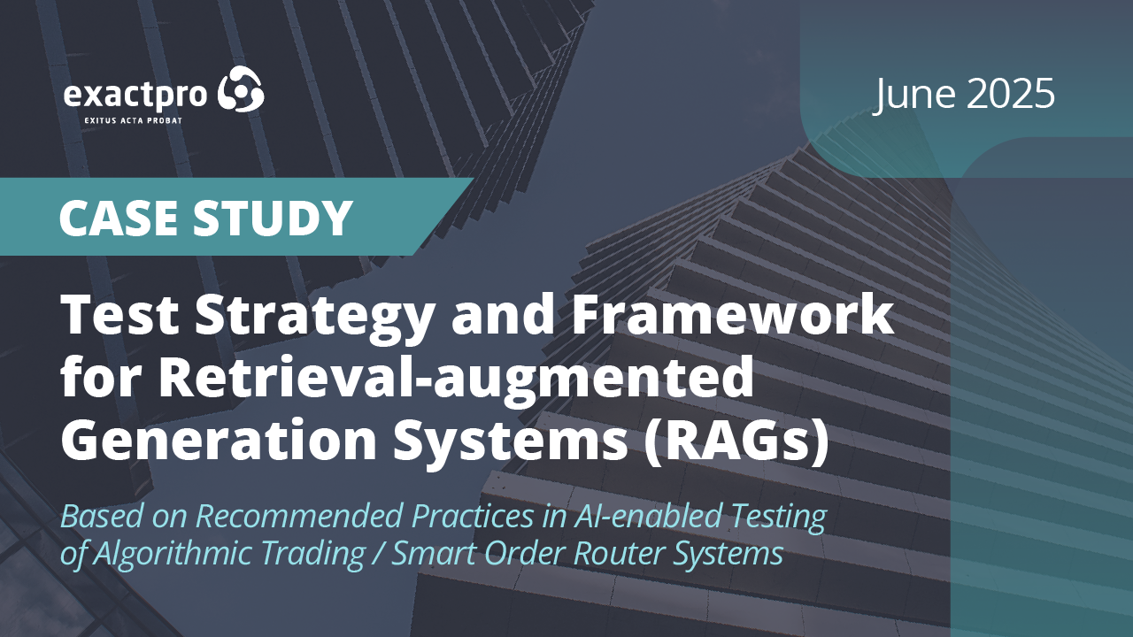 Test Strategy and Framework for RAGs | EXACTPRO