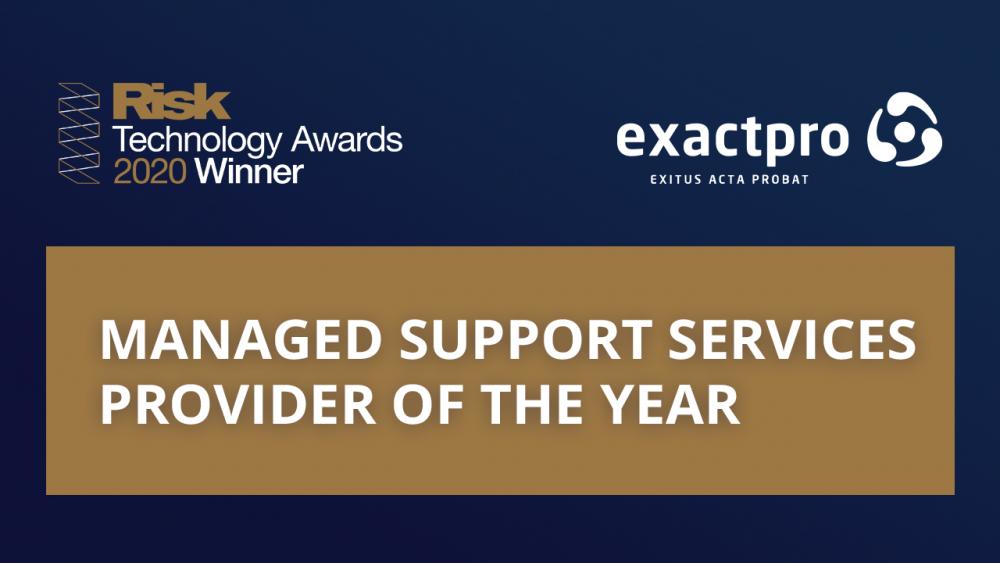 Exactpro Named Managed Support Services Provider of the Year | EXACTPRO
